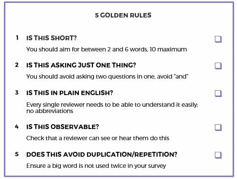 Five golden rules - Talent Innovations